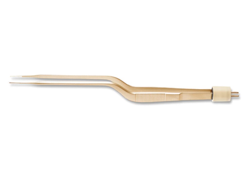 7 1/2” (19.1cm) Gerald Bayonet Bipolar Forceps, Insulated, 1.0mm - 11 ...