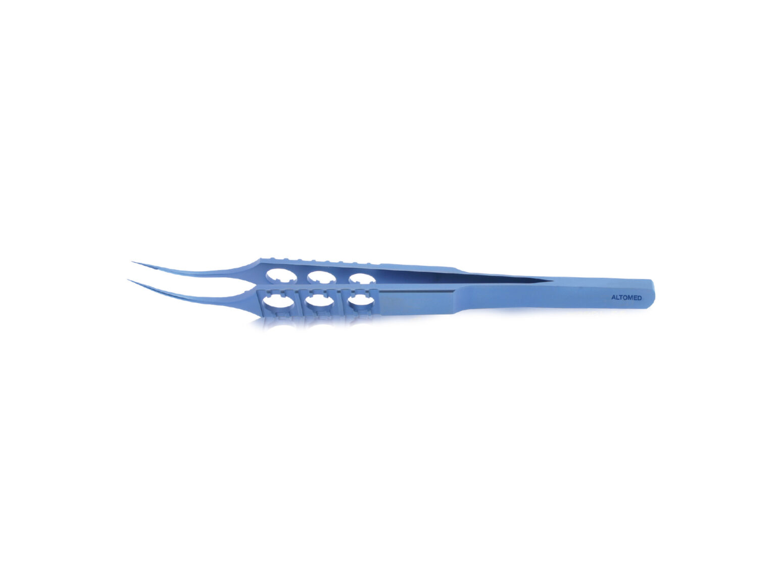 Forceps 90mm (3.5") - Long-Handled Curved - A3831 | Altomed | Altomed